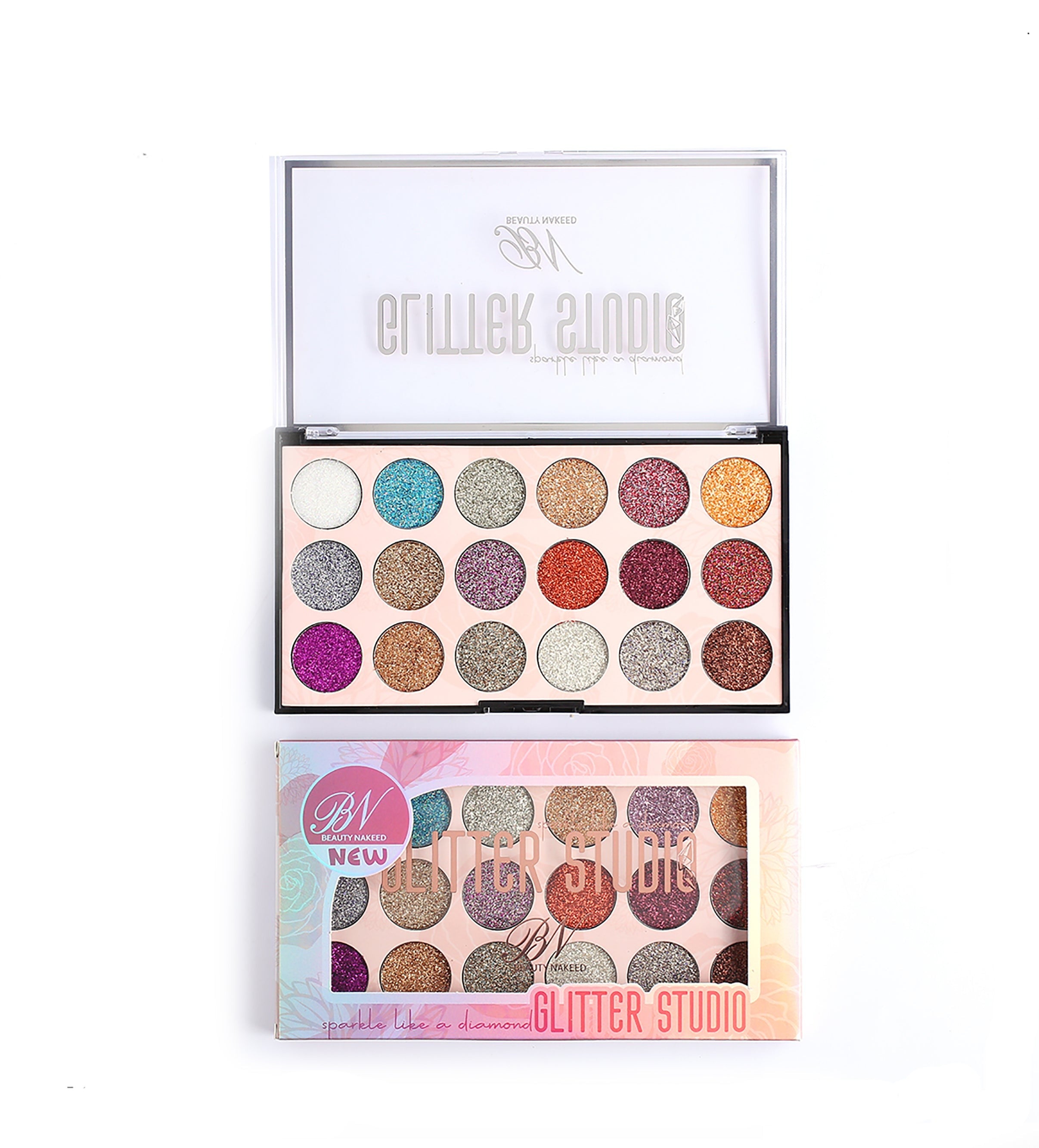 Beauty Naked 18 Colour Glitter Kit – GB Cosmetics