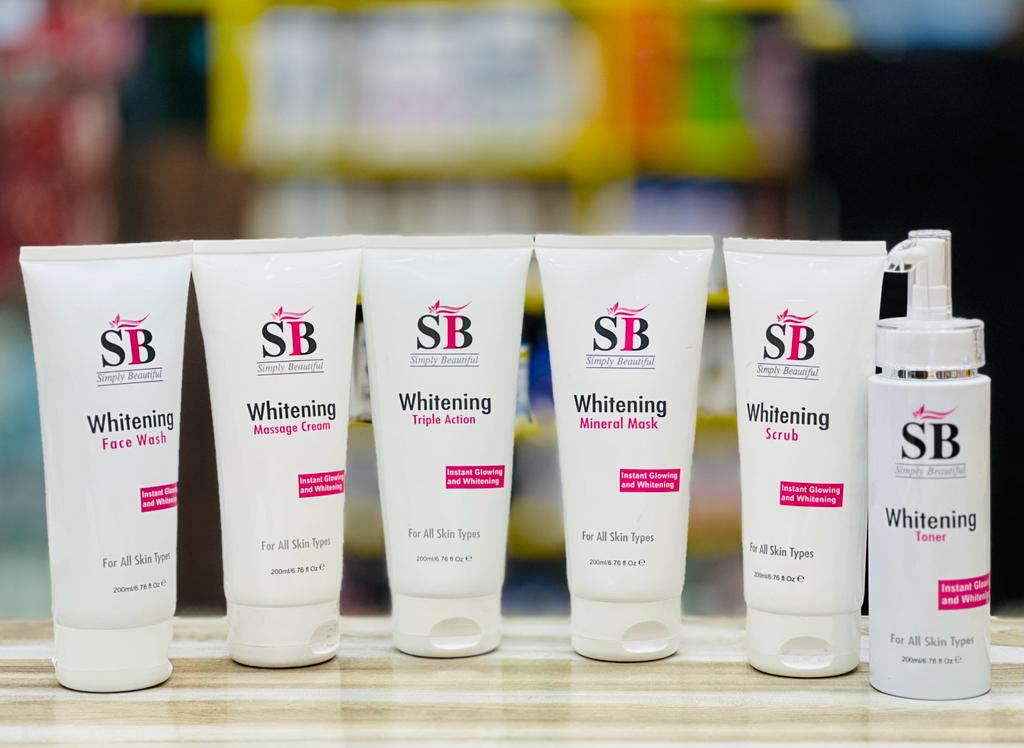 SB Whitening Facial Kit – GB Cosmetics