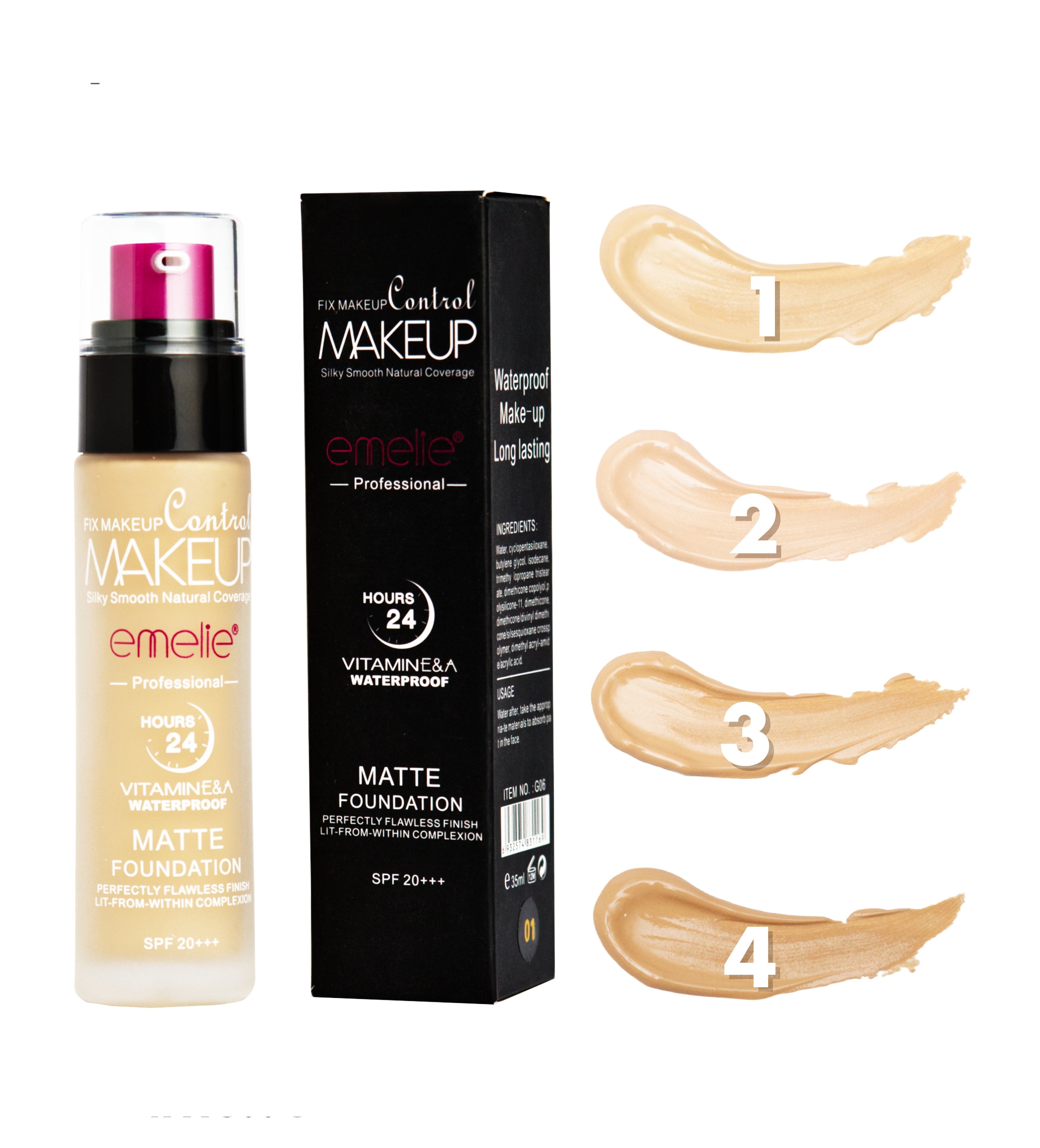 Emelie Foundation G06 – GB Cosmetics