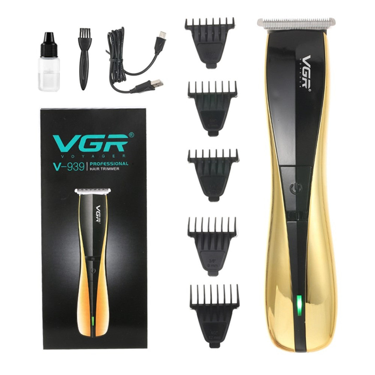 VGR V-939 Professional Hair Trimmer Portable Hair Electric Clipper wit ...