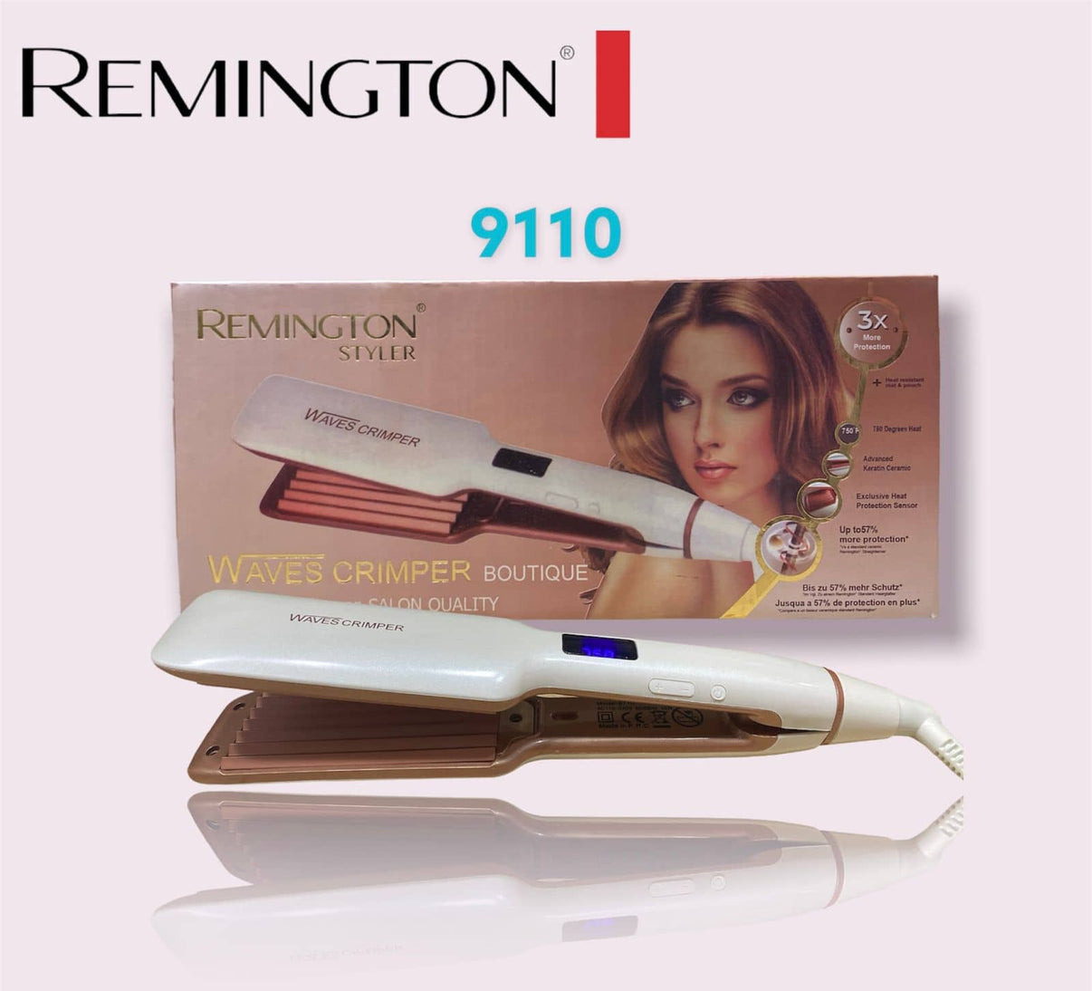 Remington Crimper Model # 9110 – GB Cosmetics